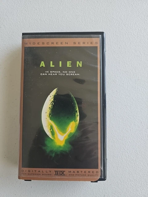 ALIEN WIDESCREEN VHS THX Remastered - Fox - 1997 - Clamshell Hard Case ...
