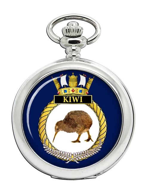 HMNZS KIWI, ROYAL New Zealand Navy Pocket Watch £24.99 - PicClick UK