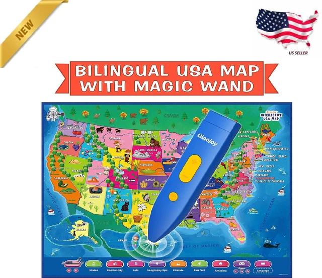 Interactive usa talking map