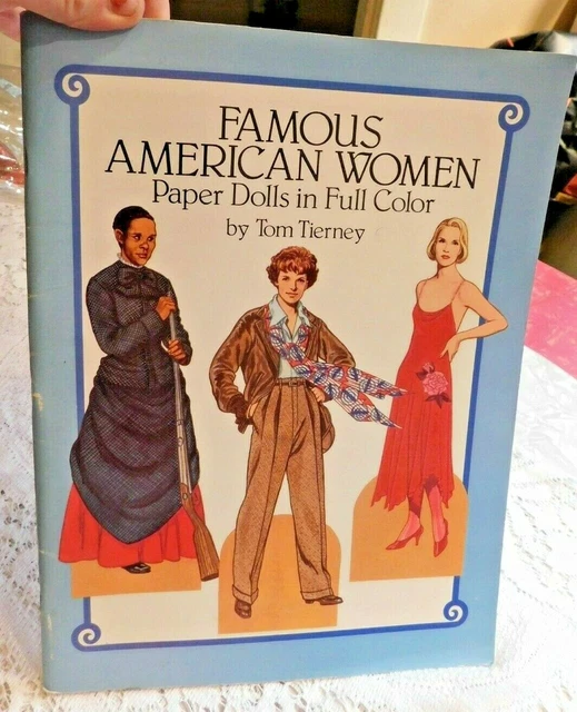 VINTAGE FAMOUS AMERICAN Women Paper Dolls in Full Color Tom Tierney ...