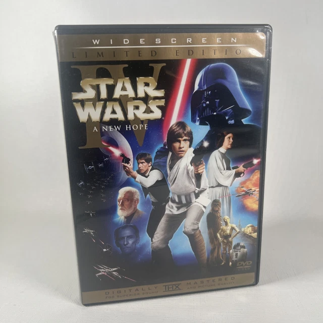 STAR WARS IV A New Hope (DVD 2 Disc Limited Edition Widescreen ...