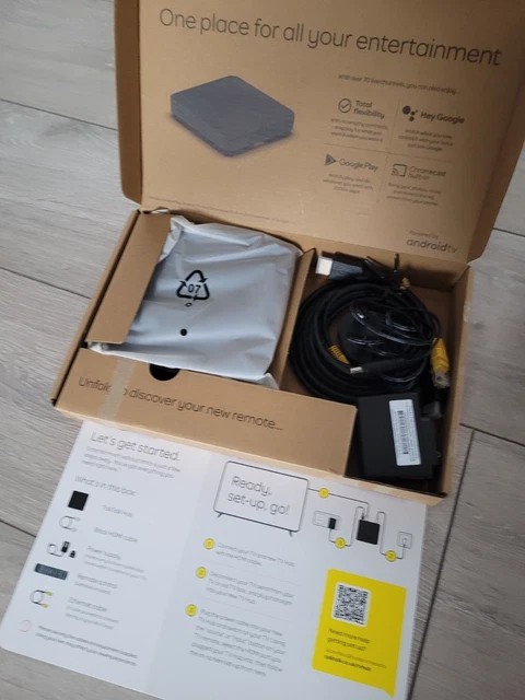 TECHNICOLOR 4K YOUVIEW Android TV Box UZW4054TTG UHD TalkTalk *Rare* £ ...