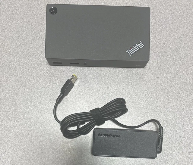 LENOVO THINKPAD UNIVERSAL USB-C Docking Station - Black (40A7) $35.00 ...