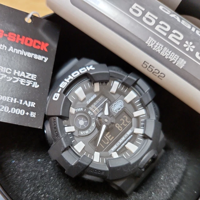 RARE CASIO G Shock 35th Anniversary Model Eric Haze GA 700EH 1AJR New Complet £226.19 - PicClick UK