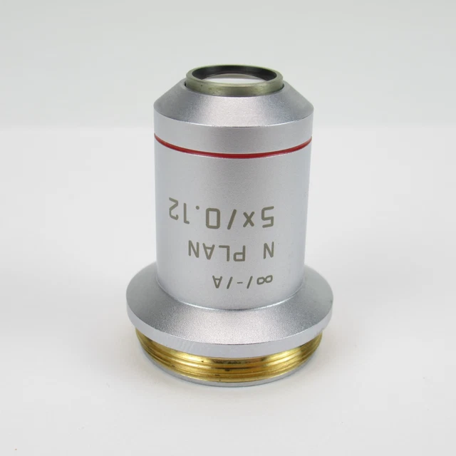 LEICA N PLAN 5X/0.12 Infinity Corrected Microscope Objective Lens M25 ...