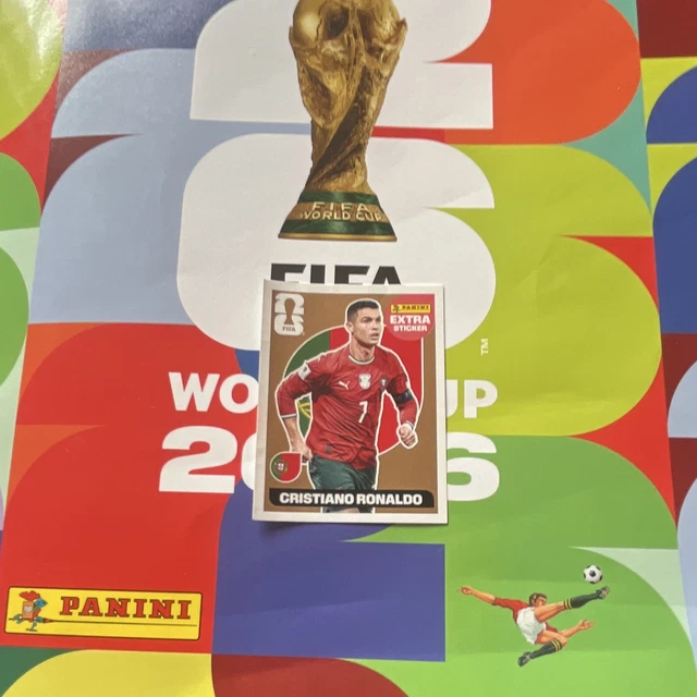 PANINI FIFA WORLD Cup 2026 Extra Sticker Cristiano Ronaldo Portugal £3. ...