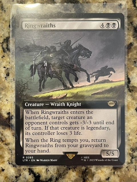 MTG : RINGWRAITHS - Art étendu x1 Magic the Gathering/Seigneur des ...