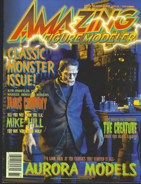 UNIVERSAL MONSTERS-AMAZING FIGURE Modeler-#10-Aurora Models-The ...