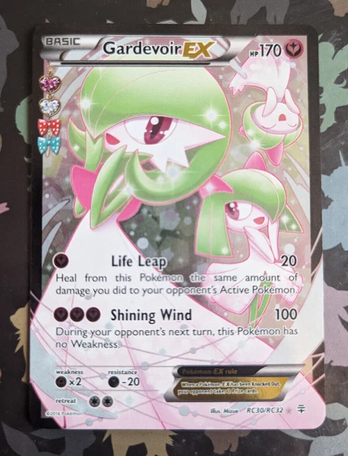 GARDEVOIR EX RC30/RC32 Full Art XY Generations Radiant Collection ...