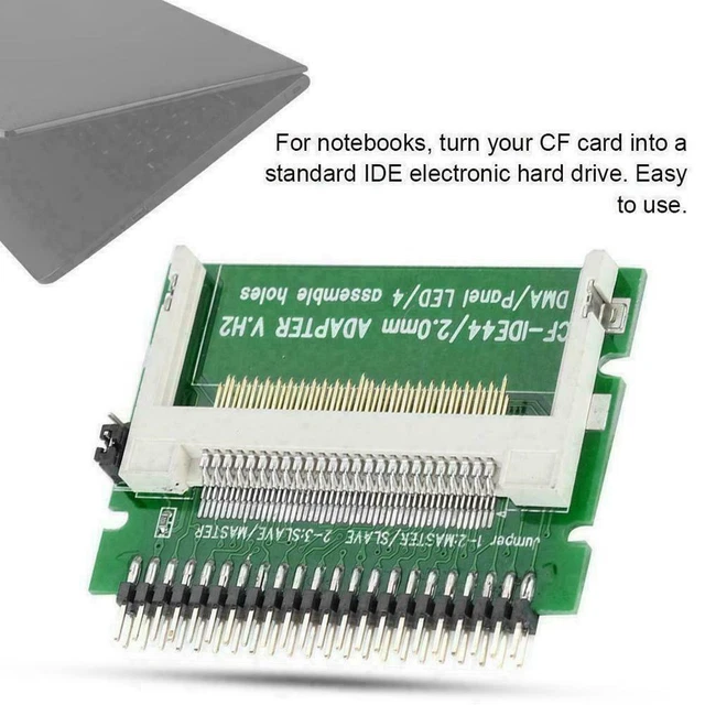 CARTE CF COMPACT Flash vers 2.5" 44-Pin IDE Laptop PC Drive Hard ...
