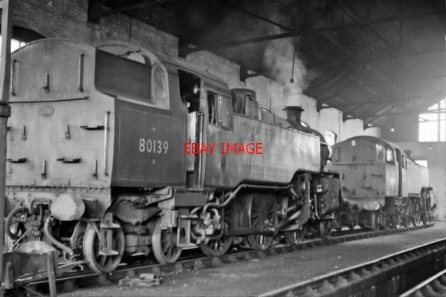 PHOTO BR Standard Tank Loco No 80139 At Basingstoke Shed 1966 £1.45 ...