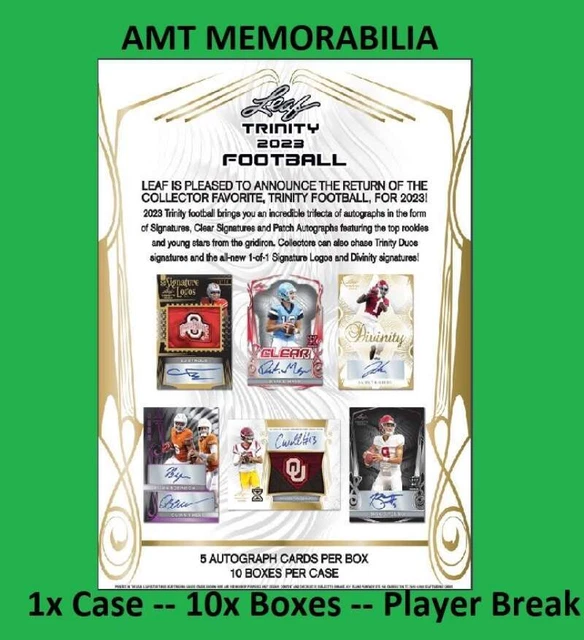 JALEN MILROE 2023 Leaf Trinity 1X étui 10X boîte break #2 EUR 3,21 ...