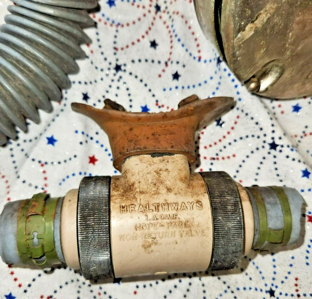 VINTAGE SCUBA DOUBLE Hose Healthways DivAir single stage regulator $213 ...