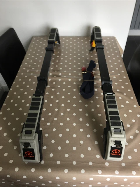 GENUINE TOYOTA AUTOMAXI Universal 1 Roof Bars 100cm £15.00 - PicClick UK