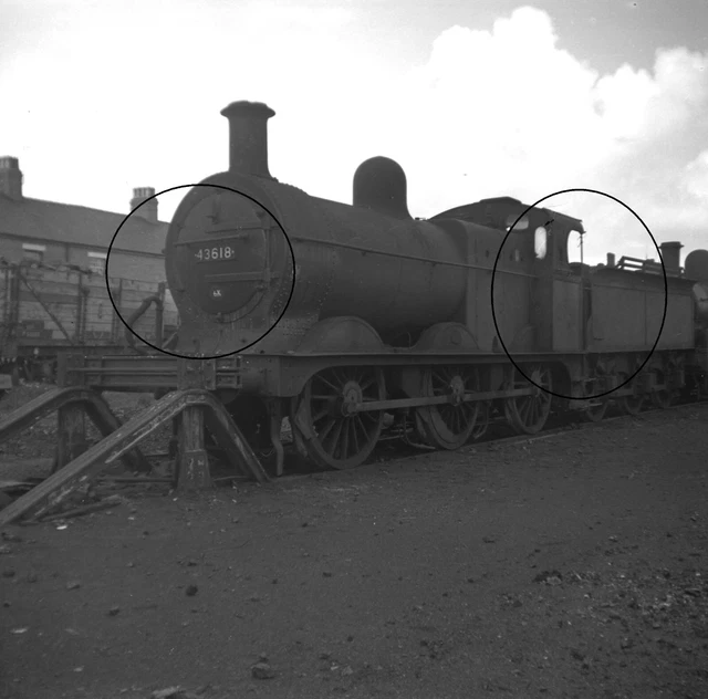 BR STEAM LOCO Negative of 43618 at 6K Rhyl Shed 1962. £3.99 - PicClick UK