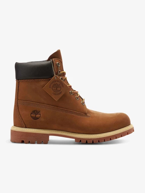 TIMBERLAND PREMIUM 6 Inch Waterproof Boots Rust Nubuck Brown Size. UK ...