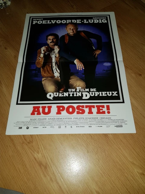 AFFICHE DE CINÉMA d'époque du film: AU POSTE de 2018 (40x60cm) EUR 10 ...