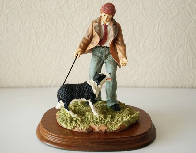 VINTAGE 1993 THE Leonardo Collection Figurine The Sheep Dog Trials ...