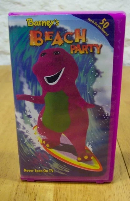 BARNEY BARNEYS BEACH Party VHS VIDEO 2002 £14.57 - PicClick UK