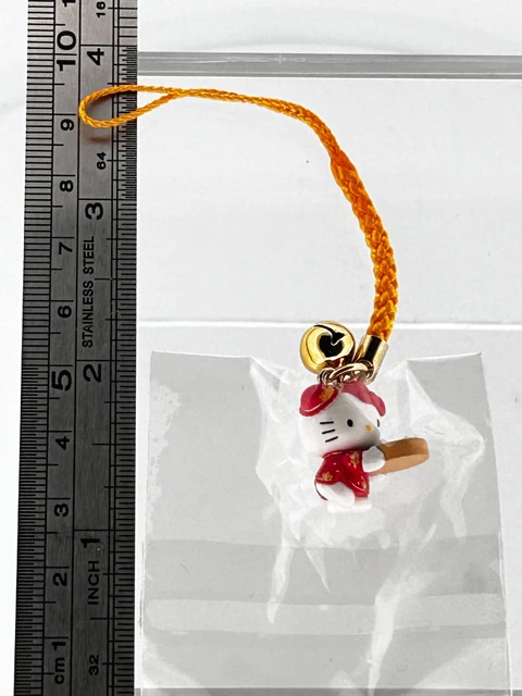 HELLO KITTY MINI Figurine Strap Sanrio Japan Chinatown Limited Mascotte ...