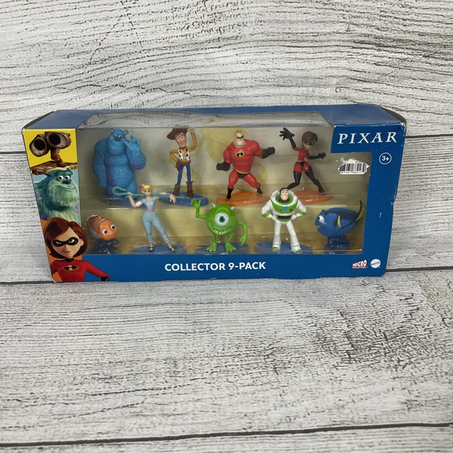 MATTEL DISNEY PIXAR Collector 9-pack figure set Woody Buzz Sulley Nemo ...