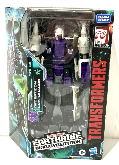 TRANSFORMERS EARTHRISE WFC Decepticon Snapdragon Voyager Class Figure ...