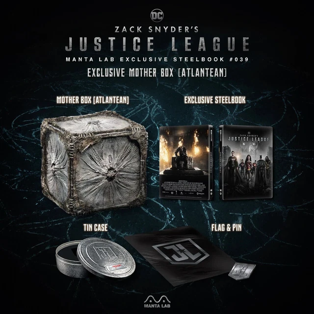 ZACK SNYDERS JUSTICE League 4K Steelbook Manta Lab Atlantean Motherbox Neu OVP EUR 215,00 ...
