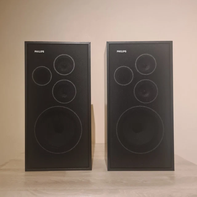 PHILIPS LARGE 18 Inch 3 Way Speakers **VIEW VIDEO**Vintage Hi-Fi Stereo ...