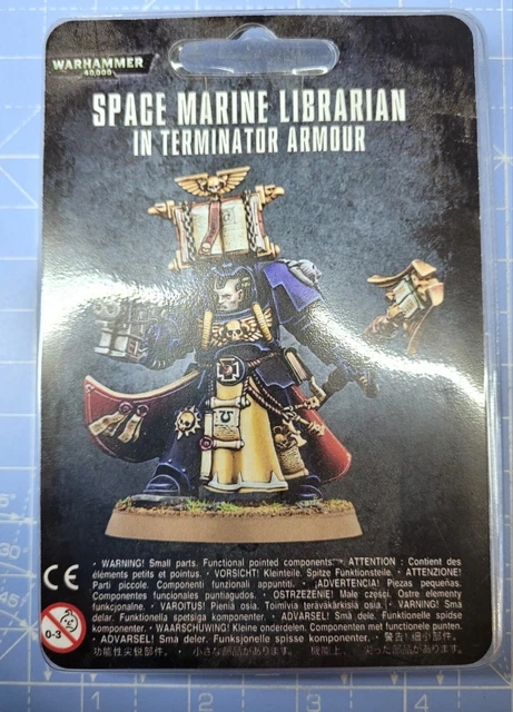 WARHAMMER 40K - Librarian in Terminator Armour With Staff - Metal OOP ...