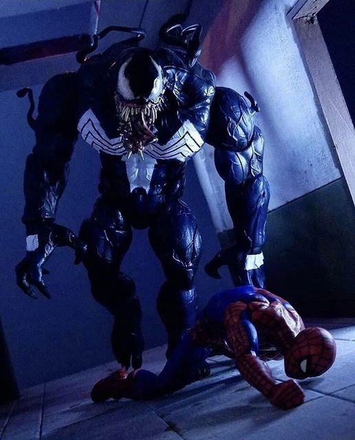 SCULPTURE DE TÊTE personnalisée venin Marvel Legends échelle 1/12 ...