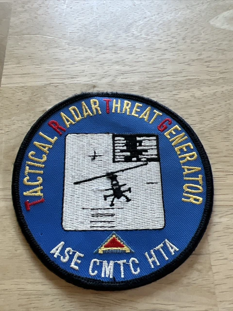 VINTAGE MILITARY TACTICAL Radar Threat Generator ASE CMTC HTA PATCH £17 ...