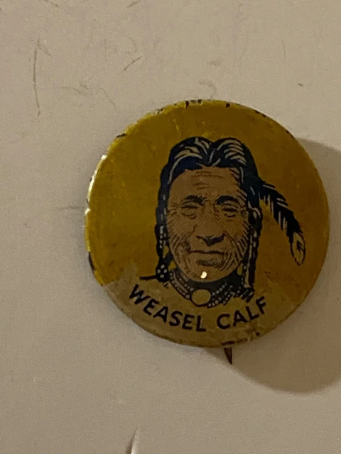 1930’S WEASEL CALF American Indian pin $10.00 - PicClick