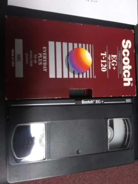 SCOTCH VHS TAPE sold as used blank, 1992, Winter Olympics Commercials T120 EUR 18,82 - PicClick FR