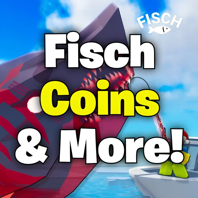 🎣 FISCH COINS/FISHES/RELICS 🦈 Roblox Fisch 🐟 Cheap | Fast Delivery ⚡ $5 ...