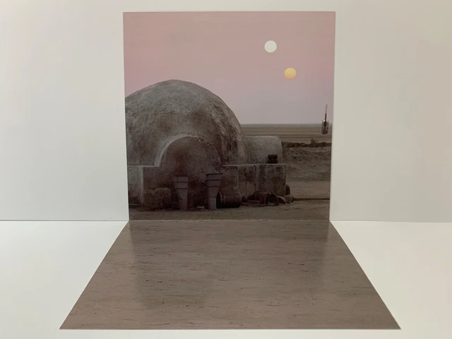 STAR WARS TATOOINE sunset ikea detolf 12" & 1/6th scale diorama ...