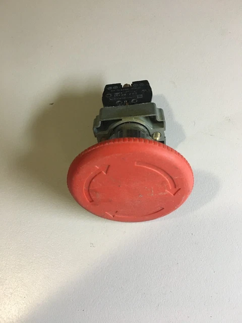 TELEMECANIQUE EMERGENCY STOP Button ZB2-BE101 $45.00 - PicClick AU