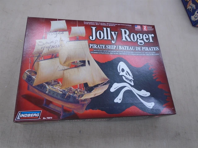 LINDBERG JOLLY ROGER Pirate Ship Model Kit 1/130 scale £5.62 - PicClick UK
