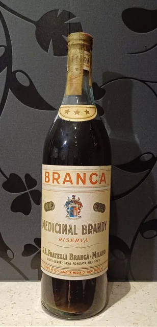 BRANCA RISERVA MEDICINAL Brandy Anni 50 Cl 100 43% Cognac Italiano ...