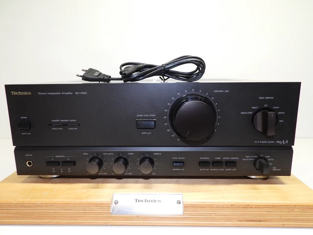 TECHNICS SU-V660 PXS Class AA Stereo VC-4 Full Amplifier 690Watts in ...