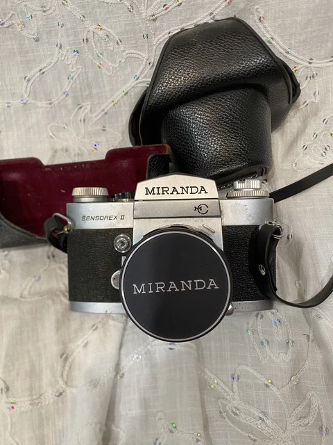 MIRANDA SENSOREX II 35mm SLR Film Camera with Miranda Auto 50mm f/1.8 ...