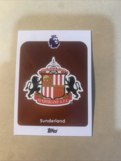 SUNDERLAND BADGE TOPPS PL 2026 Card # 343. New £2.91 - PicClick UK