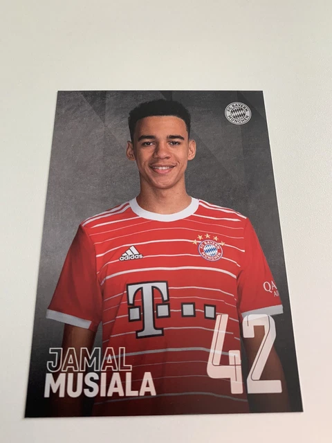 AUTOGRAPH CARD BY Jamal Musiala FC Bayern Munich 2022/2023 22/23 £5.30 ...