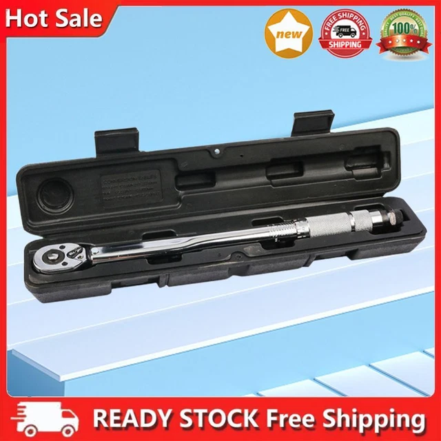 5-60N.M TORQUE WRENCH 3/8 Inch Reversible Ratchet Spanner Square Drive ...