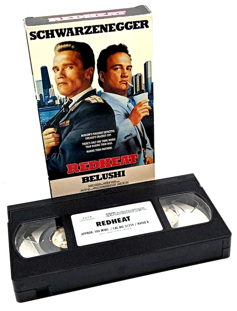 VINTAGE REDHEAT RED HEAT VHS Video Cassette * James Belushi ...