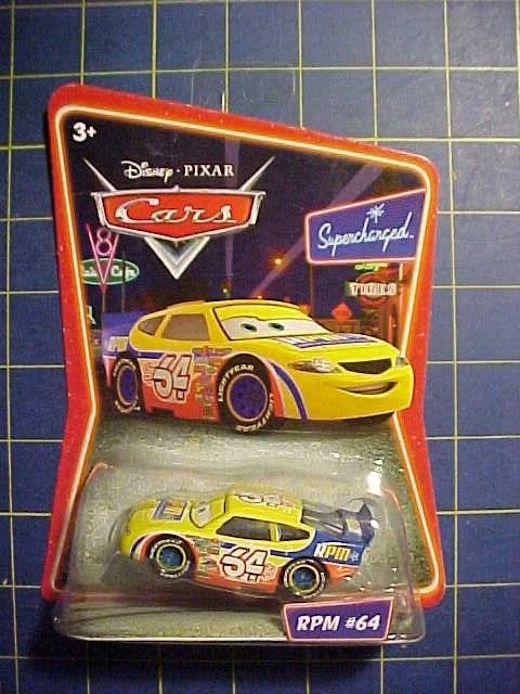 DISNEY PIXAR CARS Rpm 64! Supercharged Series! Nip £9.24 - PicClick UK