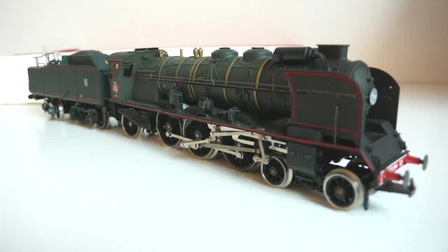 JOUEF &HO& LOCO VAPEUR ÉLECTRIQUE PACIFIC 231C BON ÉTAT FONCTIONNE Lg ...