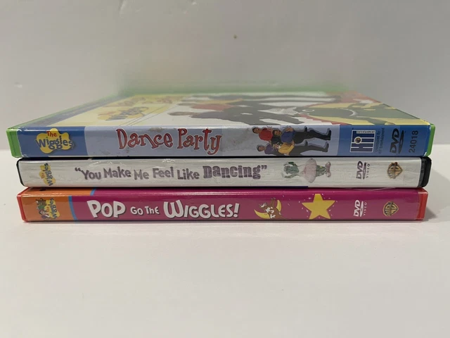 3X THE WIGGLES DVD: Pop Go the Wiggles Dance Party Feel Like Dancing ...