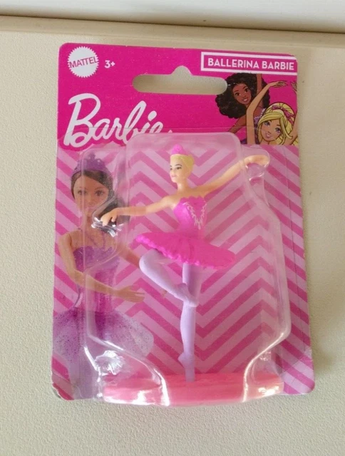 MATTEL BARBIE CAKE Decoration Topper Ballerina 3 inch NEW £10.07 ...