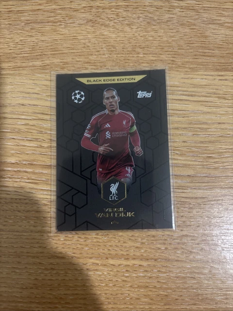 TOPPS MATCH ATTAX 2026 Virgil Van Dijk BLACK EDGE EDITION BE1 Liverpool 2026 £4.36 - PicClick UK