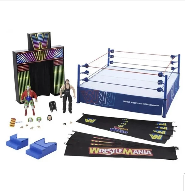 MATTEL WWE ULTIMATE Edition New Generation Arena w/Doink & Diesel ...